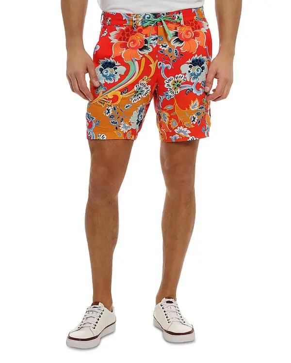 Robert Graham Taj Floral Straight Fit 10" Shorts