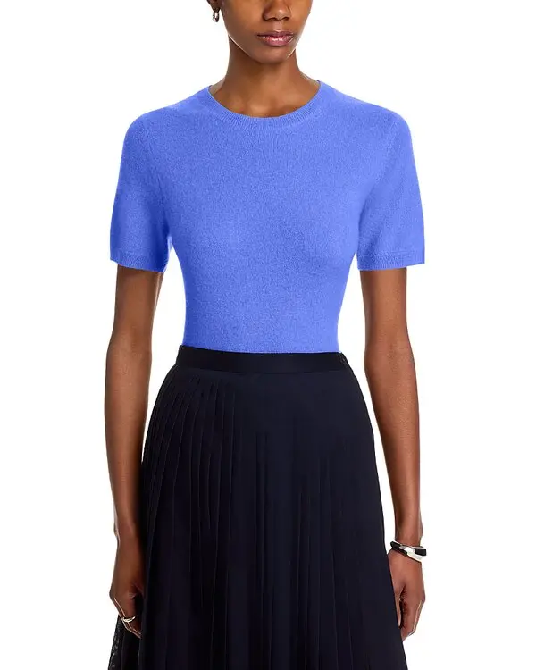 Bloomingdale'S C Exclusive Cashmere Crewneck Sweater - Hydrangea Blue