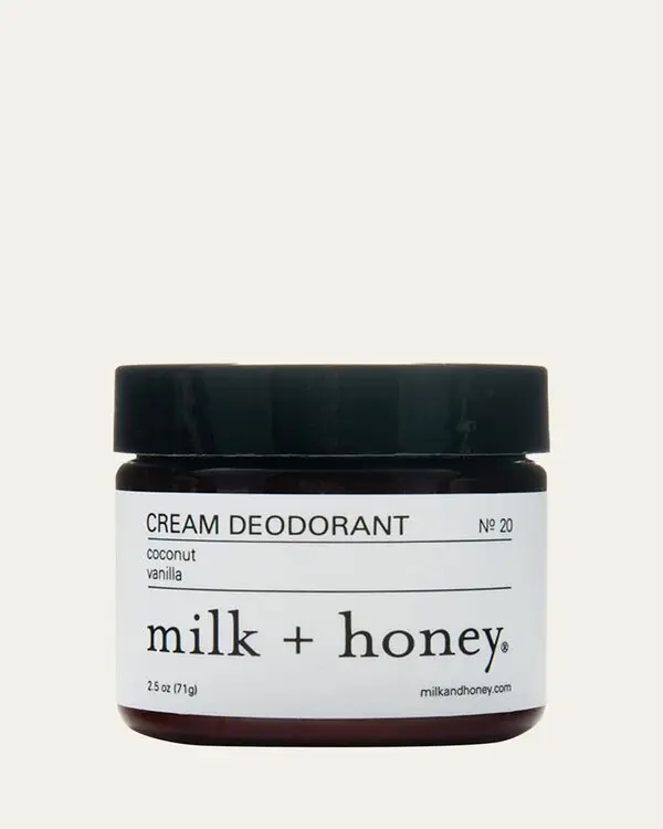 MILK + HONEY Cream Deodorant No. 20, 2.5 Oz