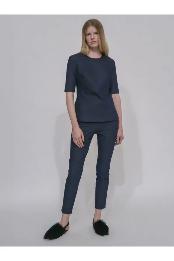 Rosetta Getty Cropped Skinny Pant