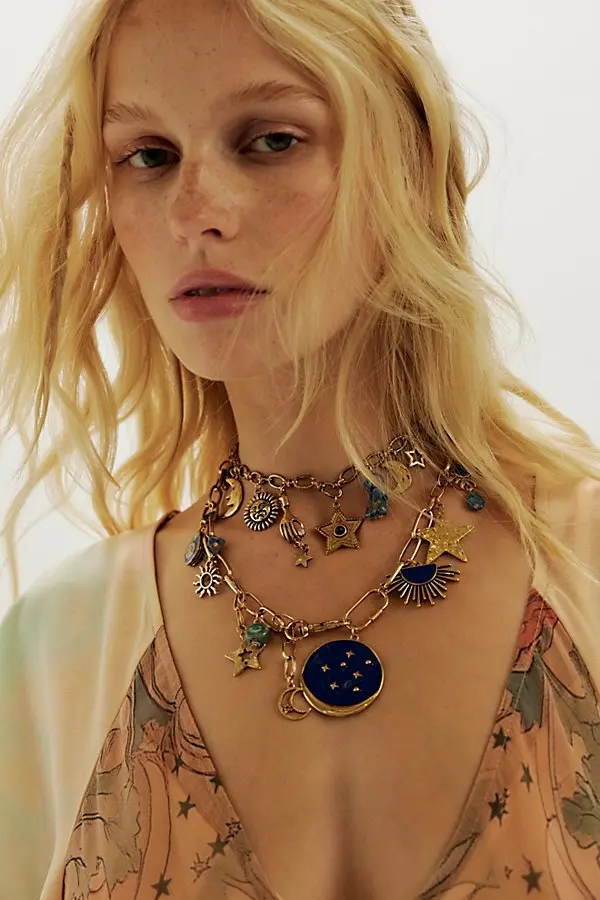 Free People Maxamillion Charm Necklace - Stargirl