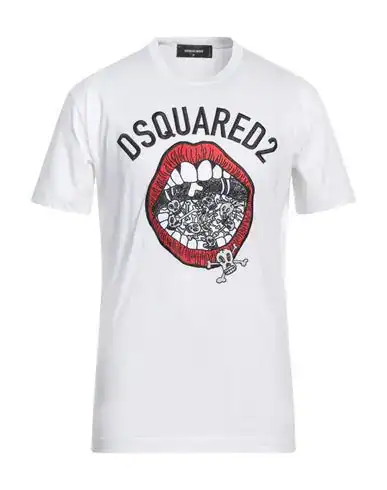 Dsquared2 T-Shirt Size Cotton In White - 78% Off | Editorialist