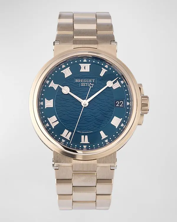 BREGUET 40mm Marine Automatic Watch - Silver