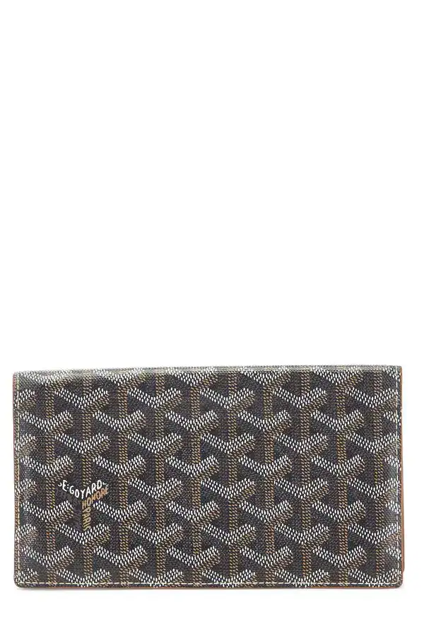Goyard Ine Richelieu Continental Wallet Black Editorialist
