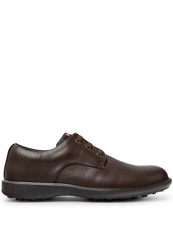 Camper Atom Work Leather Derby Shoes - Brown