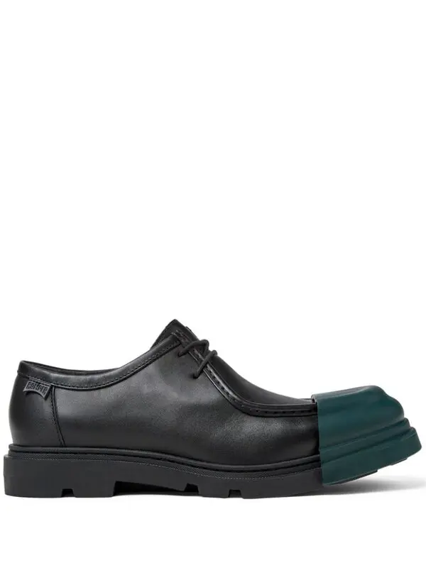 Camper Junction Leather Derby Shoes - Black