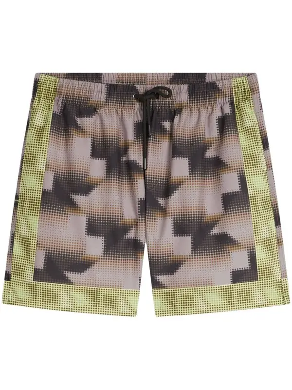 Dries Van Noten Graphic-print Swim Shorts