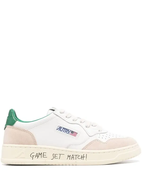 AUTRY Medalist Leather Sneakers - White