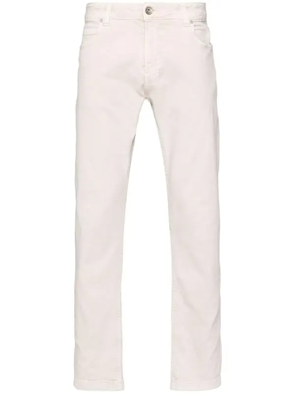 Eleventy Low-rise Tapered Jeans