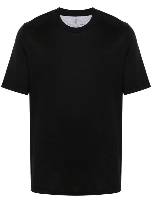 Brunello Cucinelli Crew-neck Short-sleeve T-shirt - Black