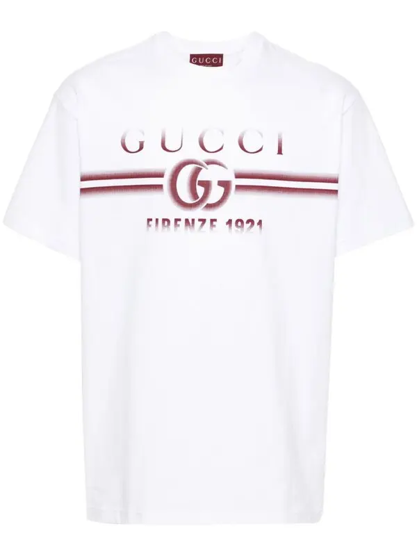 Gucci Double G Cotton T-Shirt - White | Editorialist