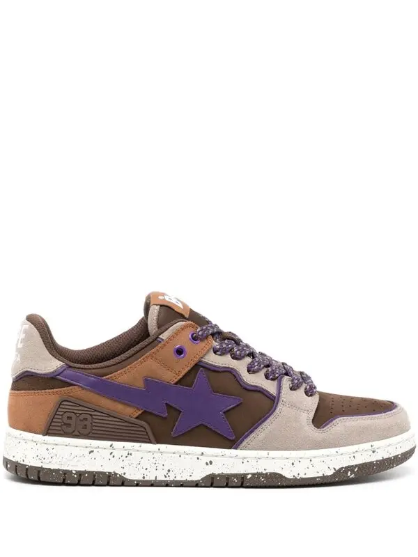 A BATHING APE® Sk8 Sta Panelled Sneakers