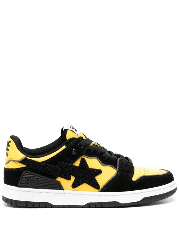 A BATHING APE® Sk8 Sta Panelled Sneakers