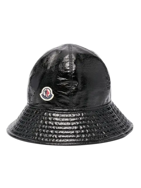 Moncler High-shine Bucket Hat