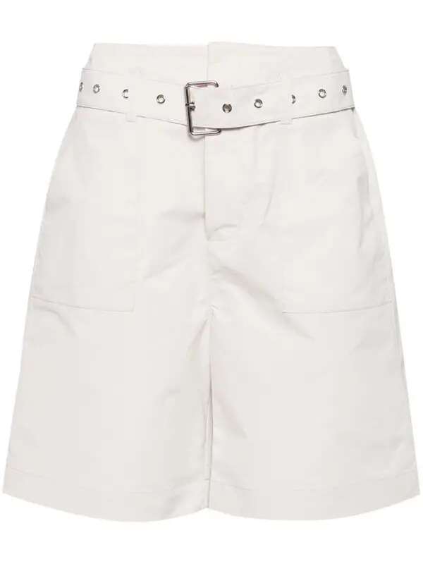 Izzue Knee-length Twill Shorts