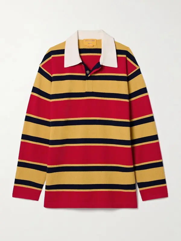Guest In Residence Rugby Striped Cashmere Sweater - Multi