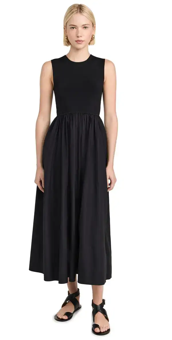 Crew Neck Volume Dress