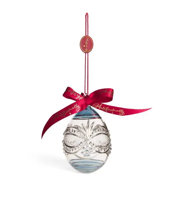ARTIFACTUALLY Glass Egg Tree Decoration