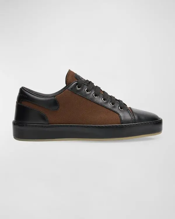 GIUSEPPE ZANOTTI Nevada Low-top Sneakers - Blk/brown