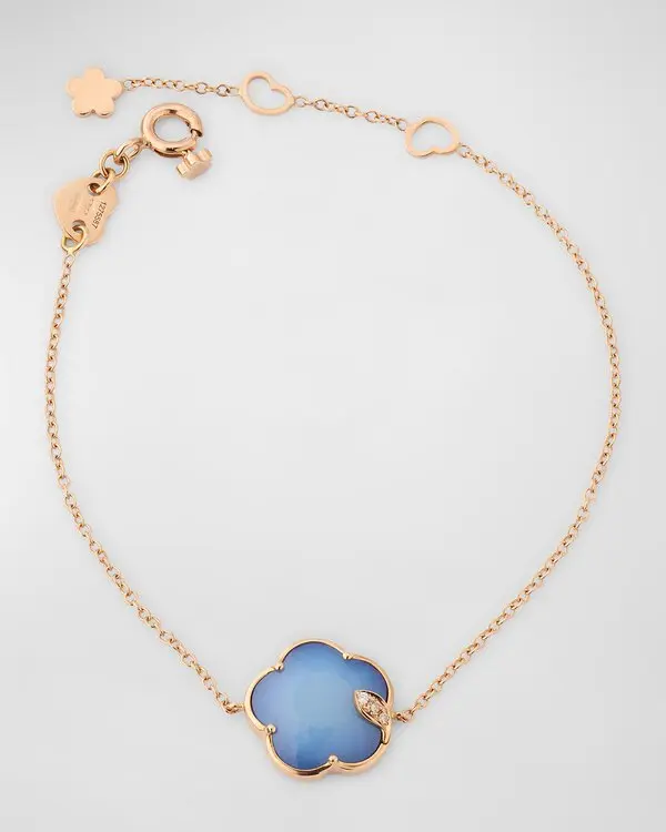 Pasquale Bruni 18k Rose Gold Diamond Bracelet - Blue Moon