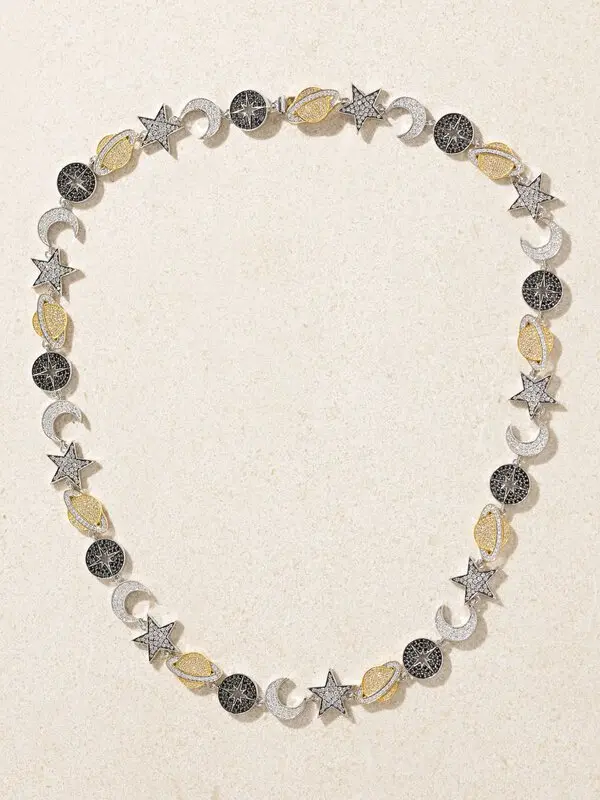SYDNEY EVAN Celestial Eternity Diamond Necklace - Multi