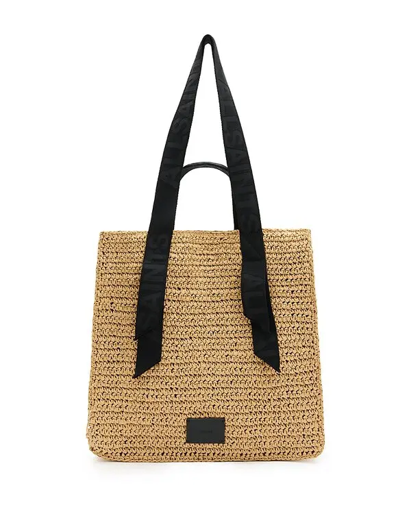 All Saints Lullah North/south Tote - Almond