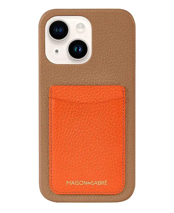 MAISON DE SABRE Card Phone Case - Manhattan Sandstone