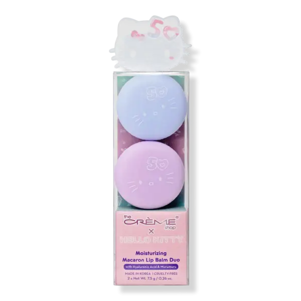 THE CREME SHOP Hello Kitty 50 Macaron Lip Balm Duo