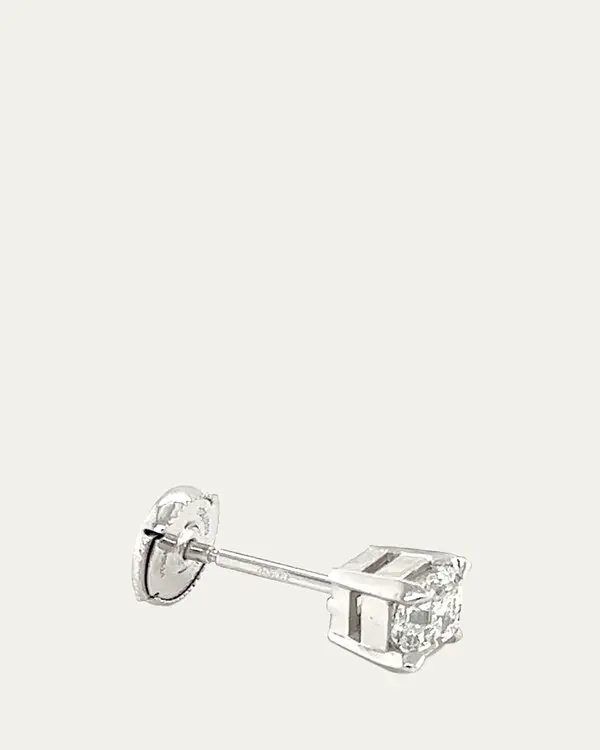 LOIS SASSON DESIGN Platinum Diamond Stud Earring - One-color
