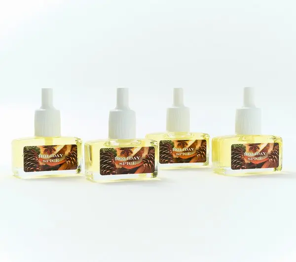 HOMEWORX BY SLATKIN + CO. S/4 Holiday Spice Diffuser Oils