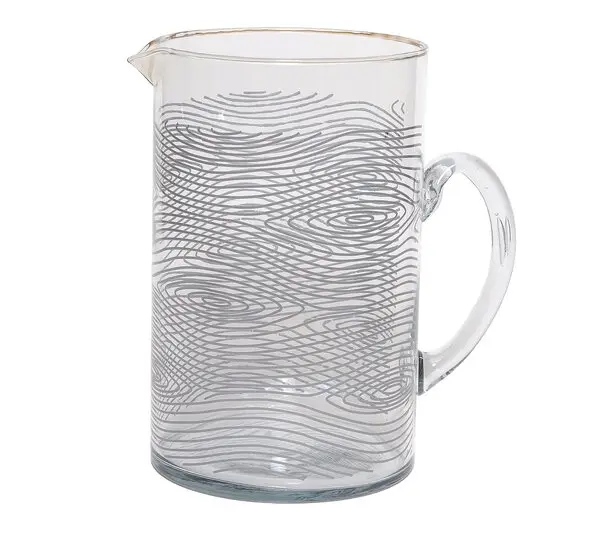 TEMP-TATIONS Woodland 2.5-quart Glass Pitcher