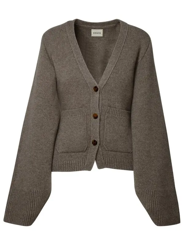 Khaite Icon Cashmere Cardigan - Brown