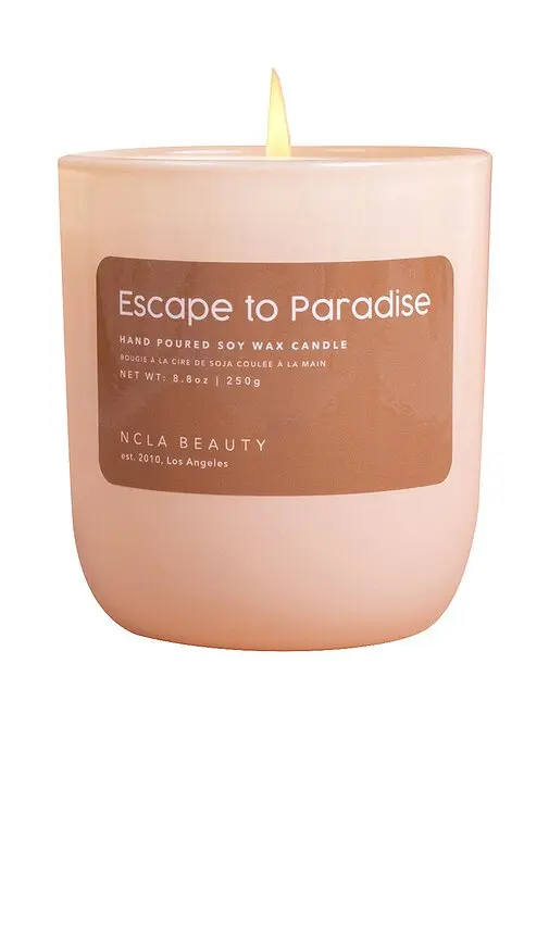 NCLA BEAUTY Escape To Paradise Soy Waxed Candle - Coconut Vanilla