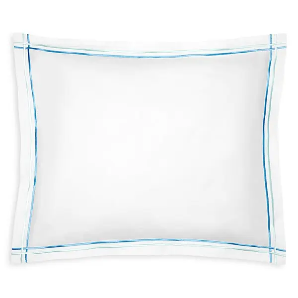 SFERRA Tratto Boudoir Sham - White/clearwater
