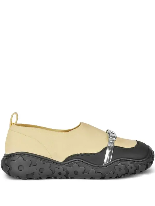 Cecilie Bahnsen Orlan Bow-detail Sneakers - Yellow