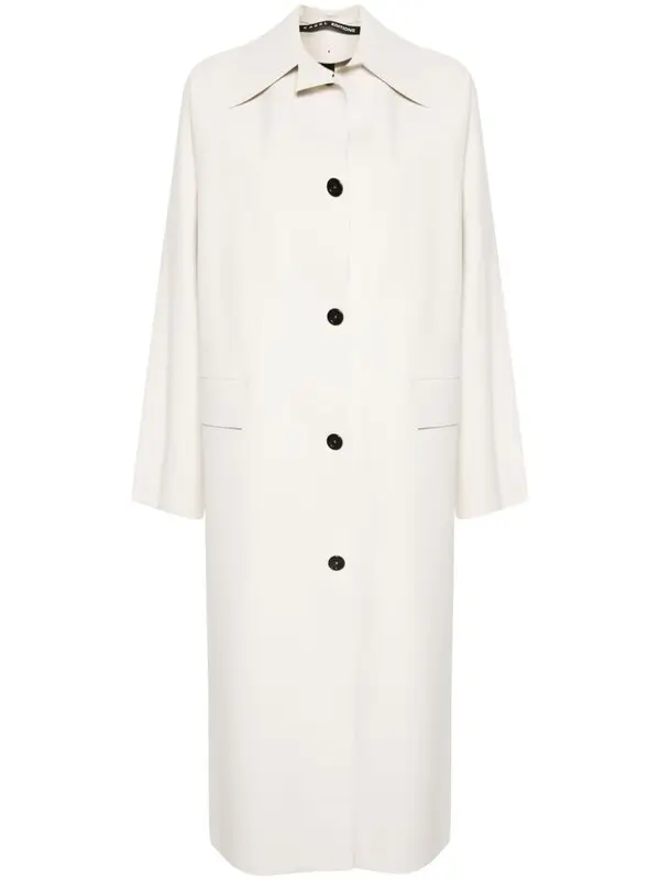 KASSL EDITIONS Single-breasted Long Coat