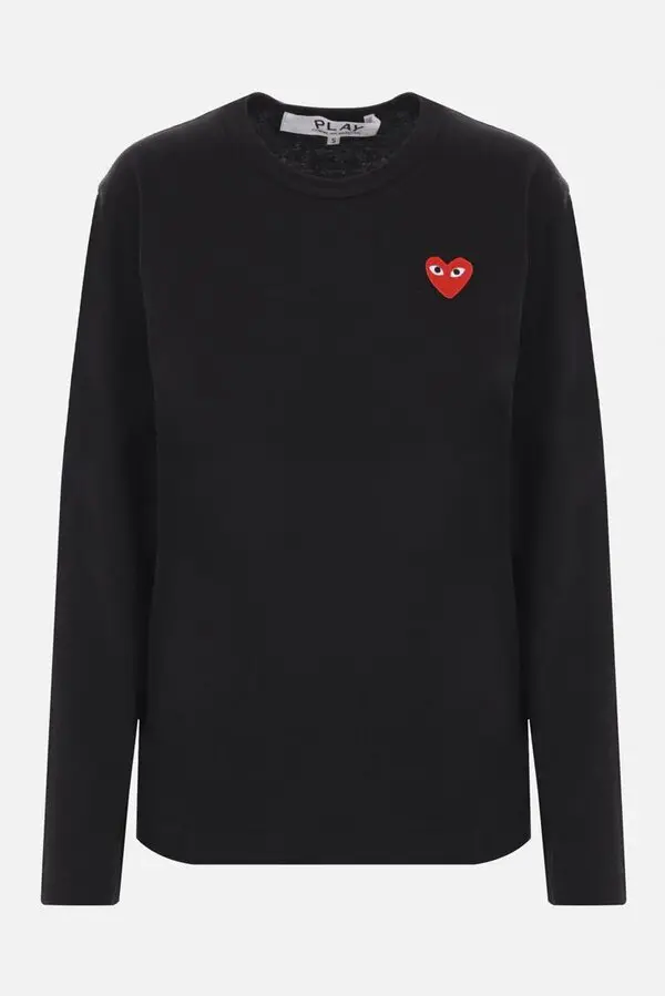 Play Comme Des Garcon Long-sleeve T-shirt - Black
