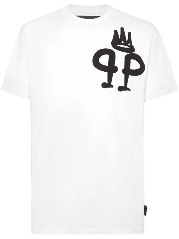 Philipp Plein King Plein Cotton T-shirt - White