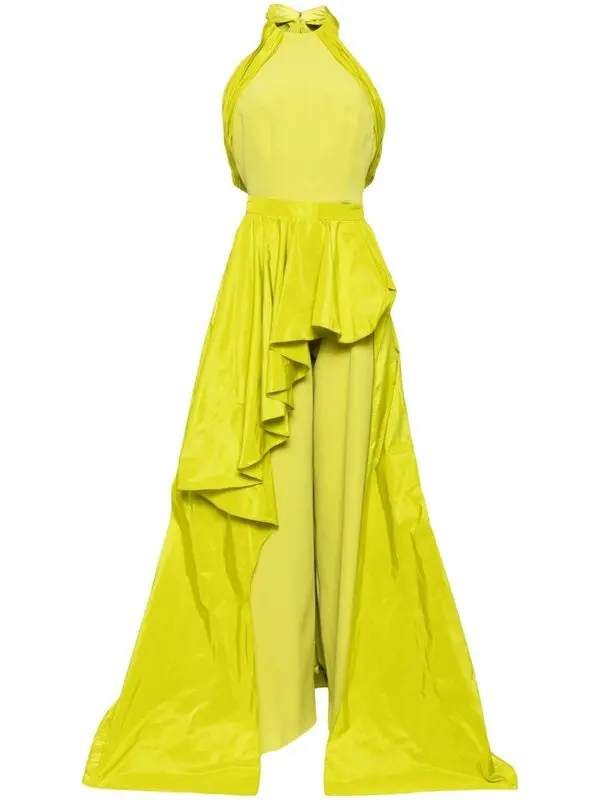 SAIID KOBEISY Detachable Overskirt Jumpsuit