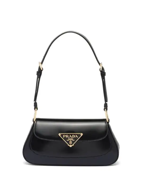 Bag Prada Enamel Logo Top Prada Enamel-logo Leather