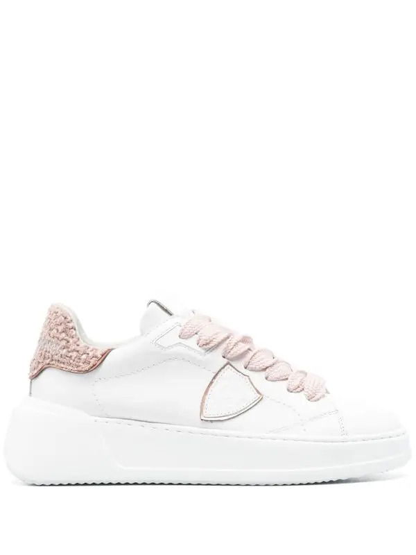 Philippe Model Trés Temple Leather Sneakers