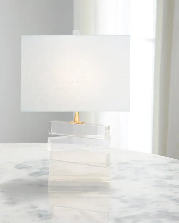 SURYA Surrey 24" Crystal Table Lamp