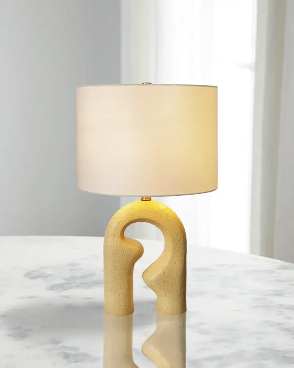 SURYA Ellory 24" Organic Table Lamp