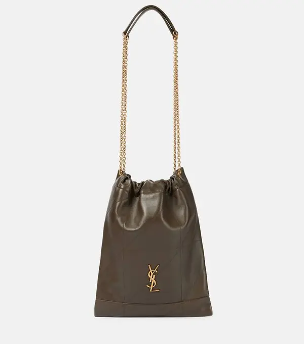 Saint Laurent Jamie 4.3 Pochon Shoulder Bag - Brown