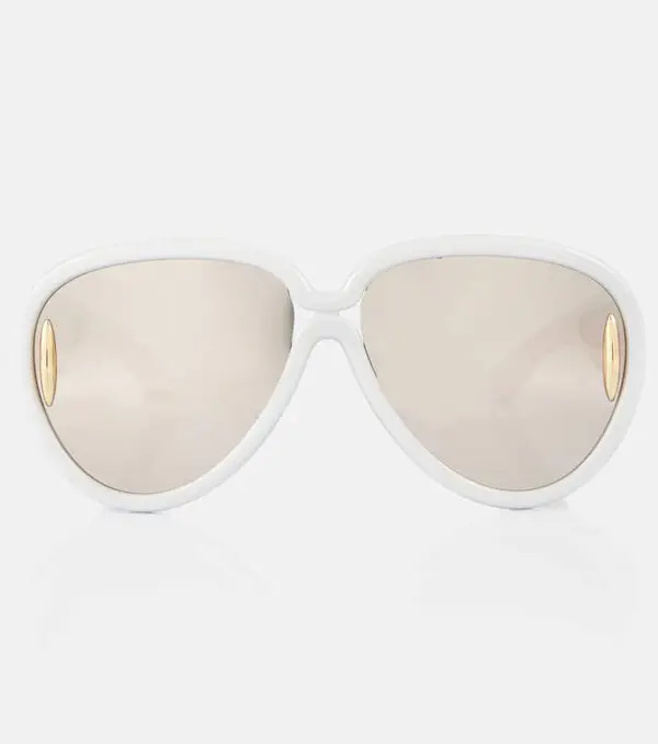 Loewe Pilot Mask Sunglasses - White
