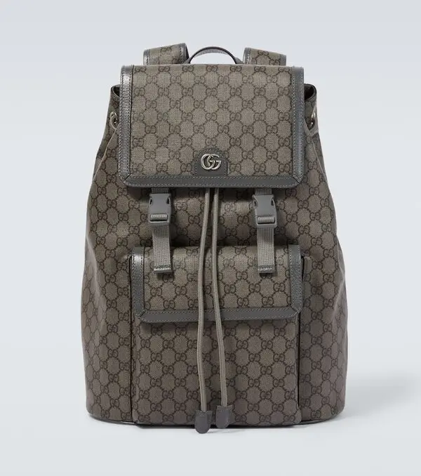 Gucci Ophidia Gg Supreme Canvas Backpack