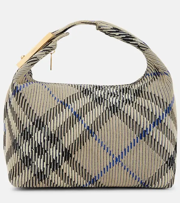 Burberry Medium Jacquard Duffle - Neutrals