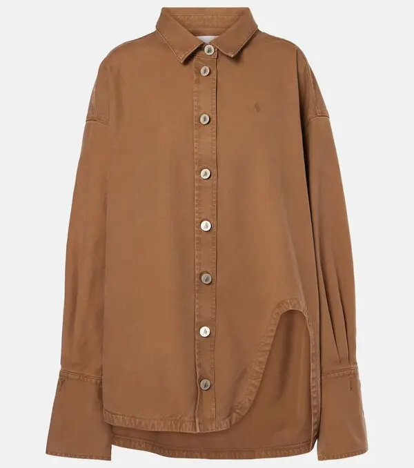 Attico Denim Overshirt - Beige