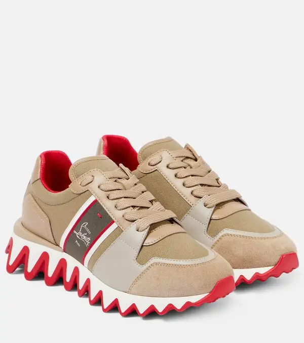 CHRISTIAN LOUBOUTIN Nastroshark Sneakers - Beige