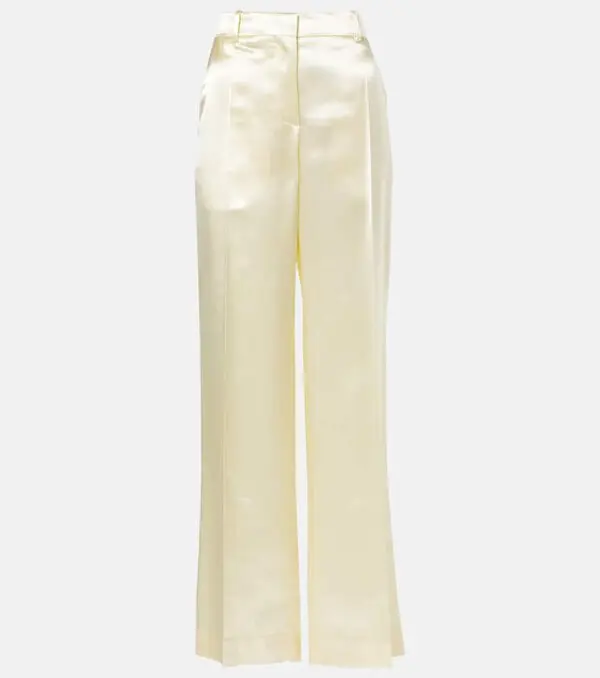 THE ROW Encore Wide-leg Pants - White